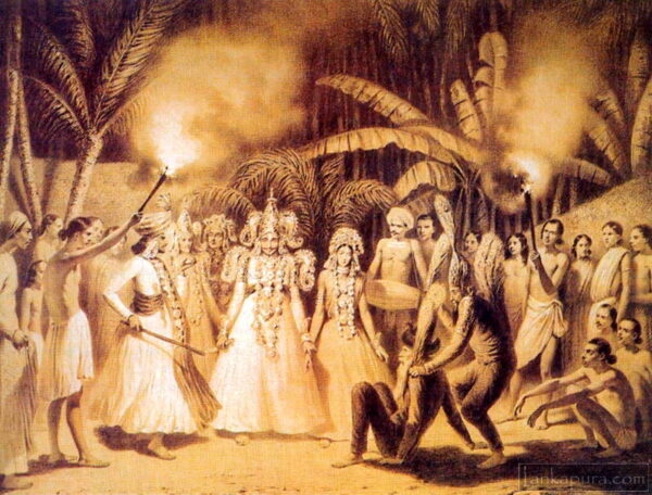 Traditional devil dance ritual in 1800s Sri Lanka | Lankapura