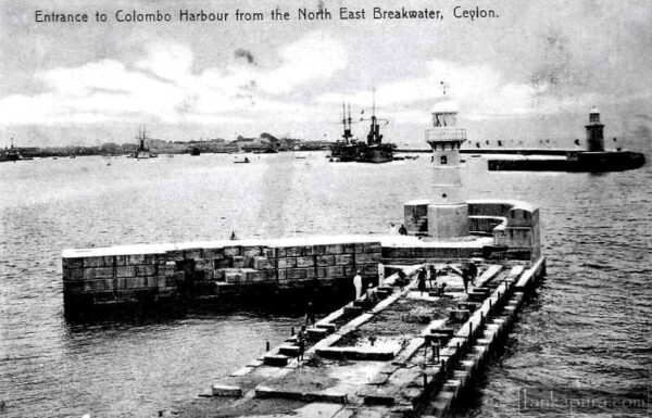 Entrance to Colombo Harbour, Sri Lanka 1900s – Lankapura